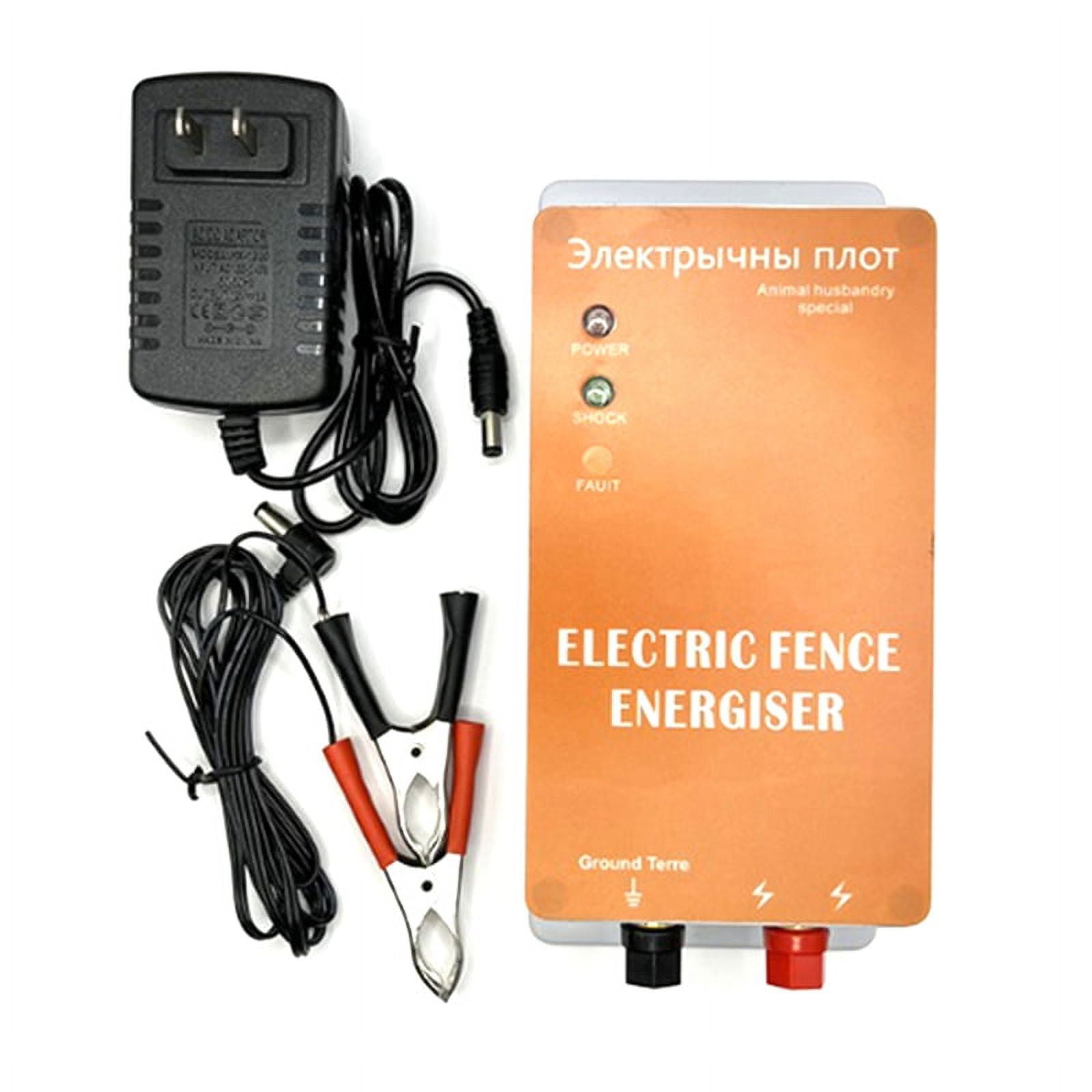 Electric Fence Solar Energiser Charger Controller Horse Cattle Poultry ...
