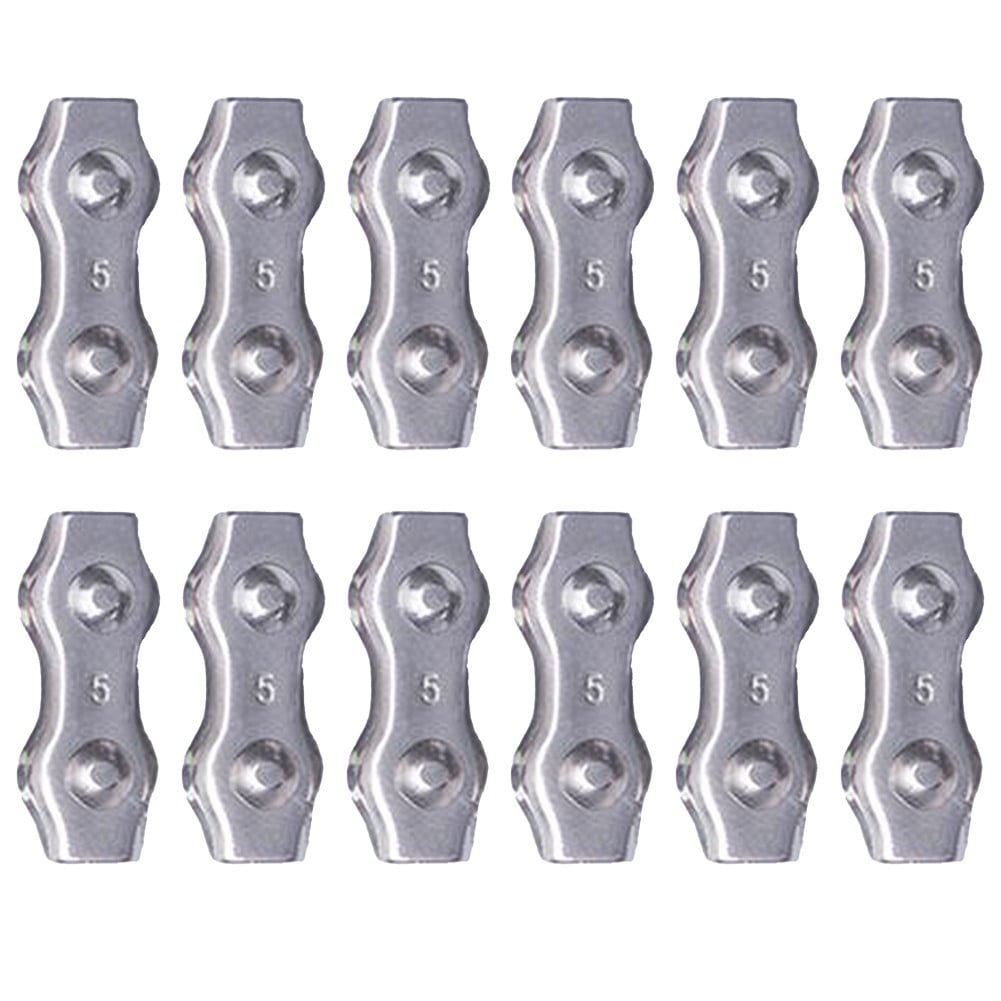 Electric Fence Wire Connectors, 12pcs Galvanized Steel Rope Joiners for ...