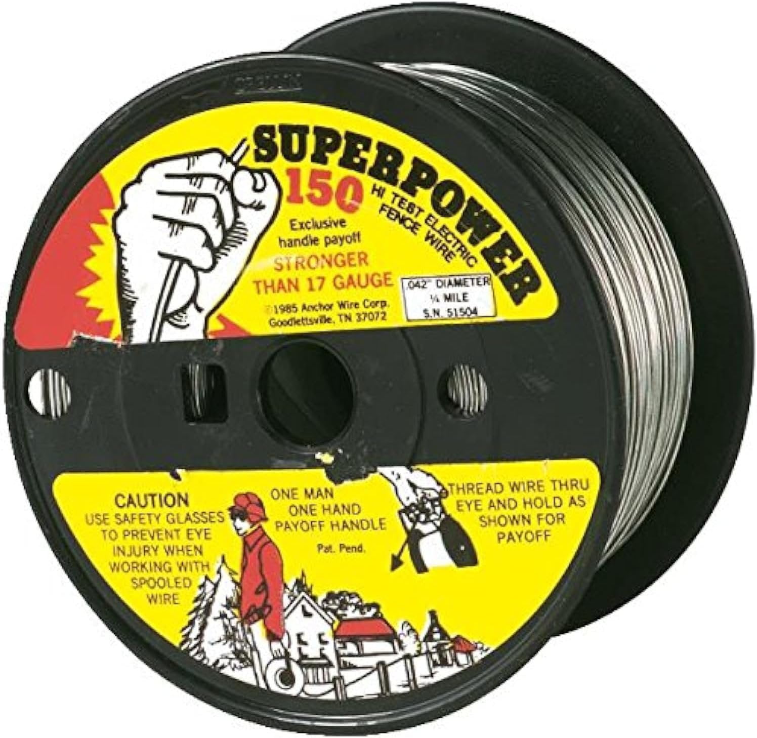 Electric Fence Wire Electric Fencing Wire - Galvanized - 1/4 Mile ...