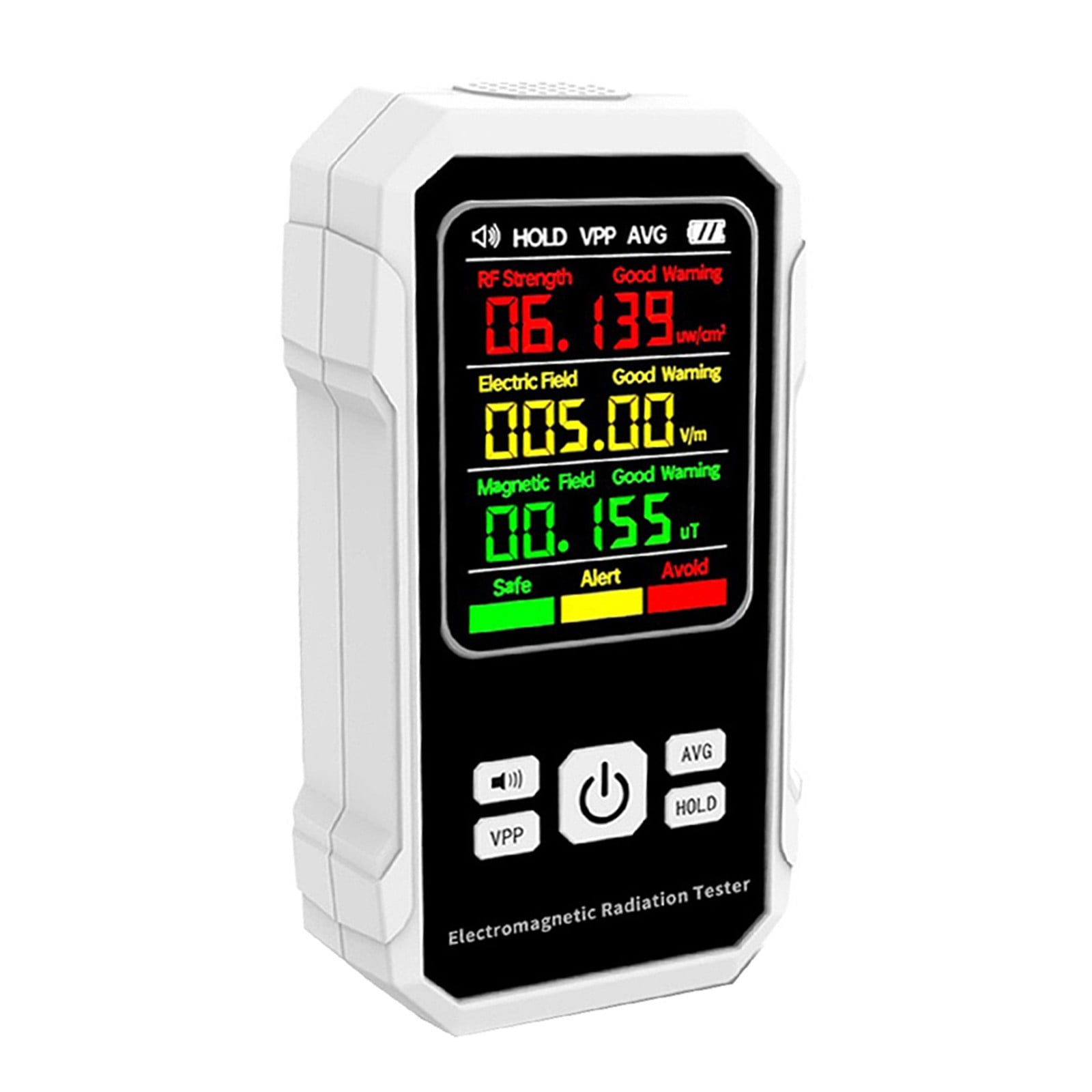Electric Field And Magnetic Strength Tester Compact Lock Screen ...