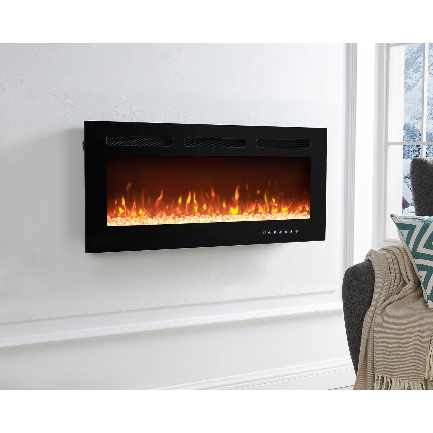 Electric Fire Place Heater for the Wall Mount, Living Room by Naomi ...