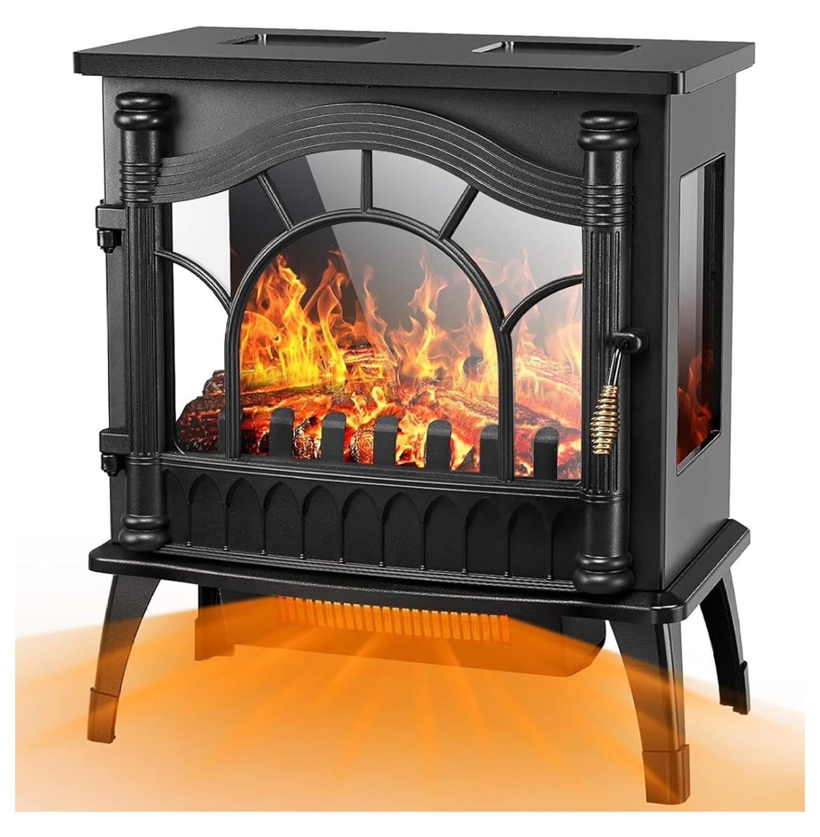 Electric Fireplace Heater, 20'' Infrared Fireplace Heater 1000/1500W ...