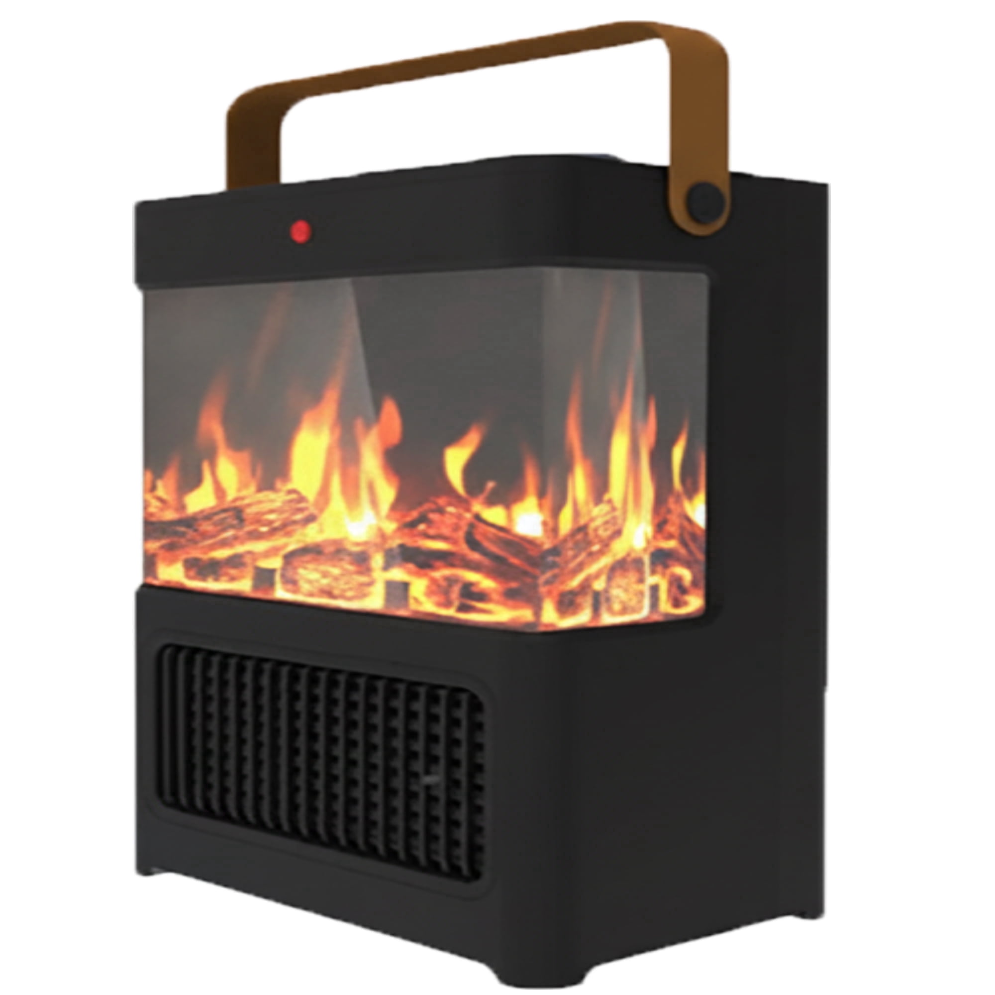 Elleree 16.4 in x 7 in 1500W Electric Fireplace Space Heater for Indoor ...