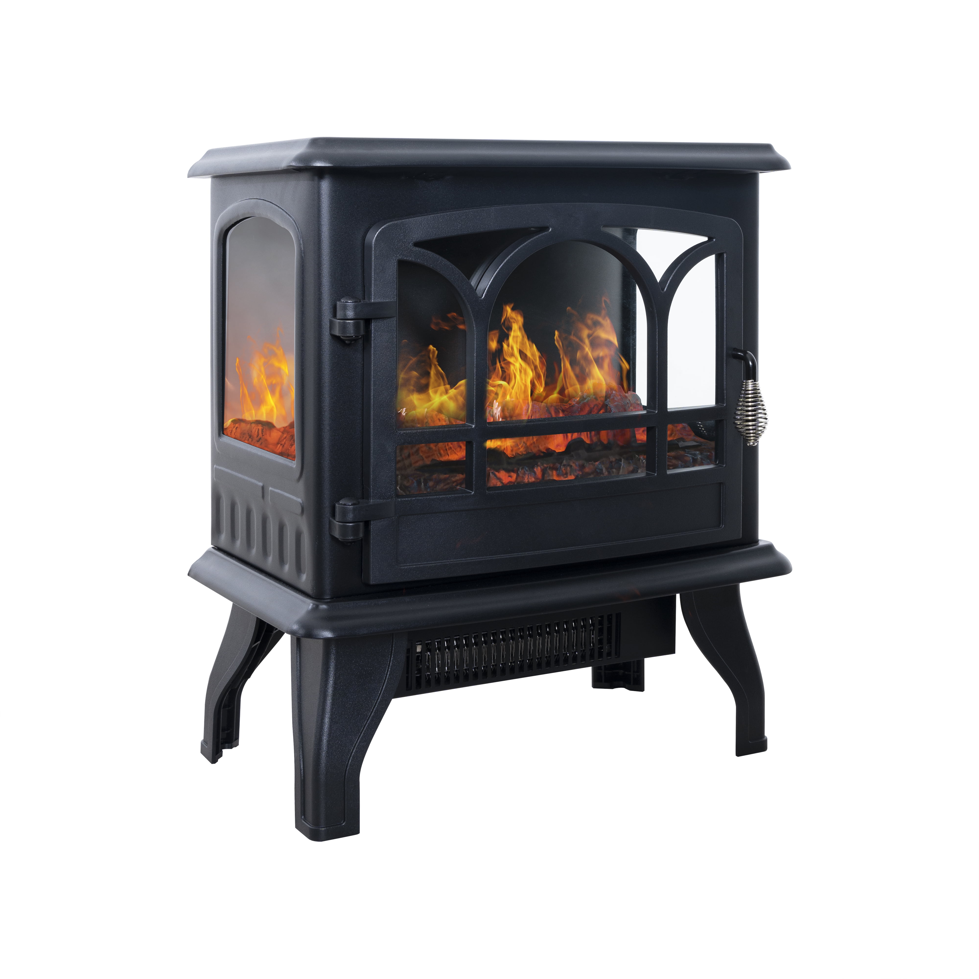Electric Fireplace Stove, 17 inch Freestanding Infrared Electric ...