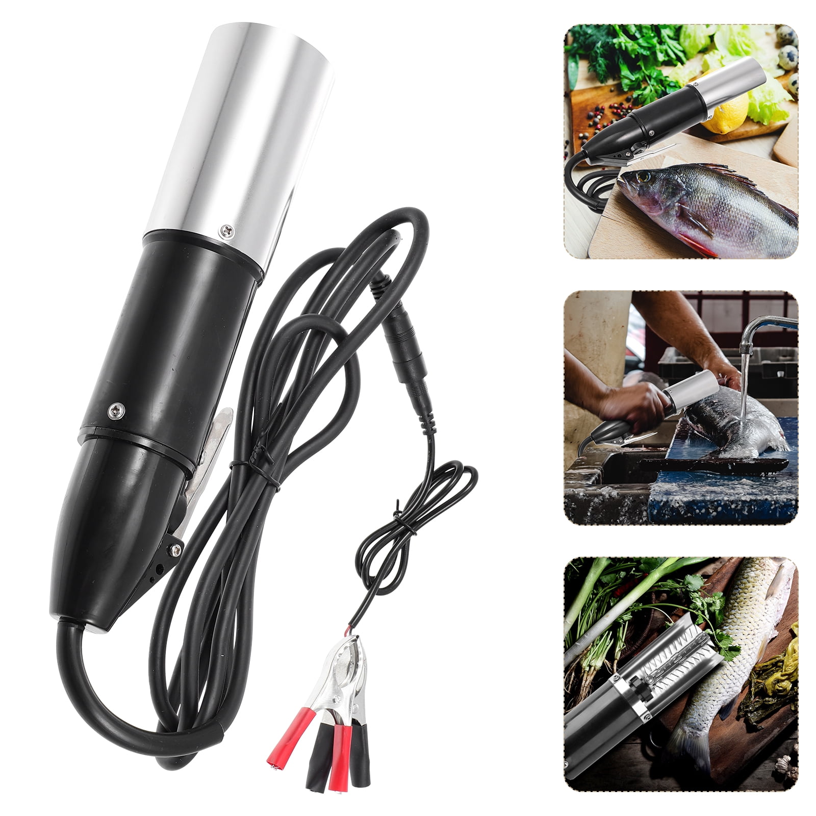 Electric Fish Scaler,Powerful Cordless Fish Scaler Scale Scraper ...