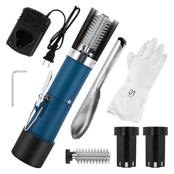 Electric Fish Scaler Remover, Cordless Fish Scale Scraper Cleaner ...