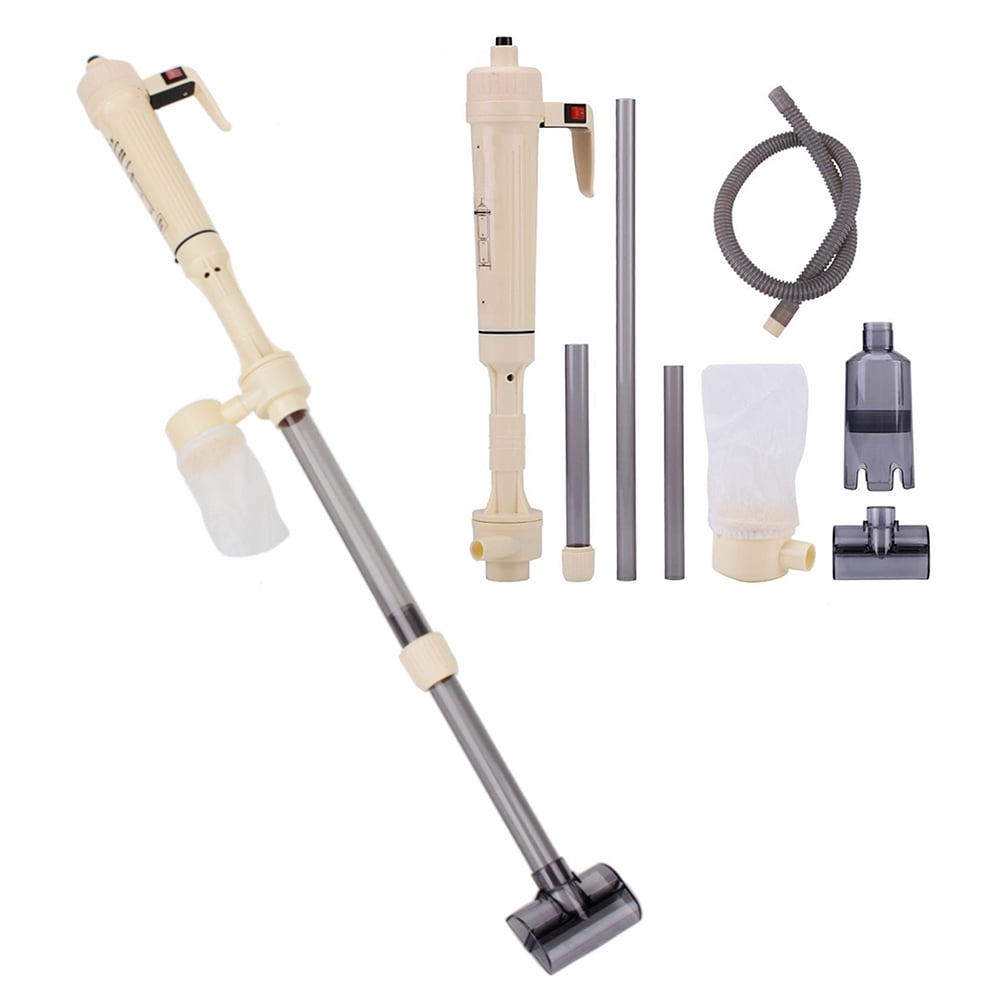 Electric Fish Tank Vacuum Cleaner Aquarium Automatic Siphon Water ...