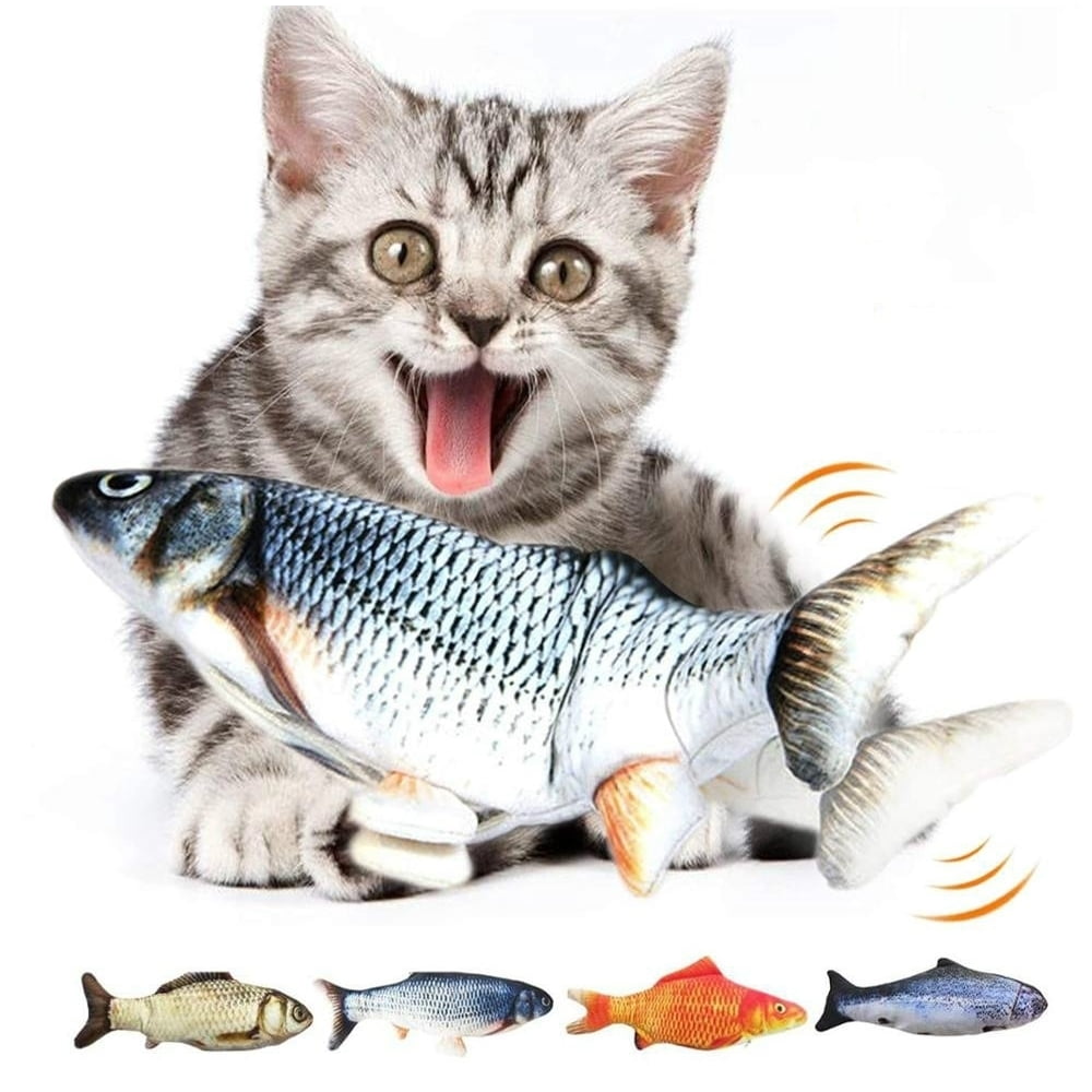 Electric Flipping Fish Toy for Cats - Walmart.com