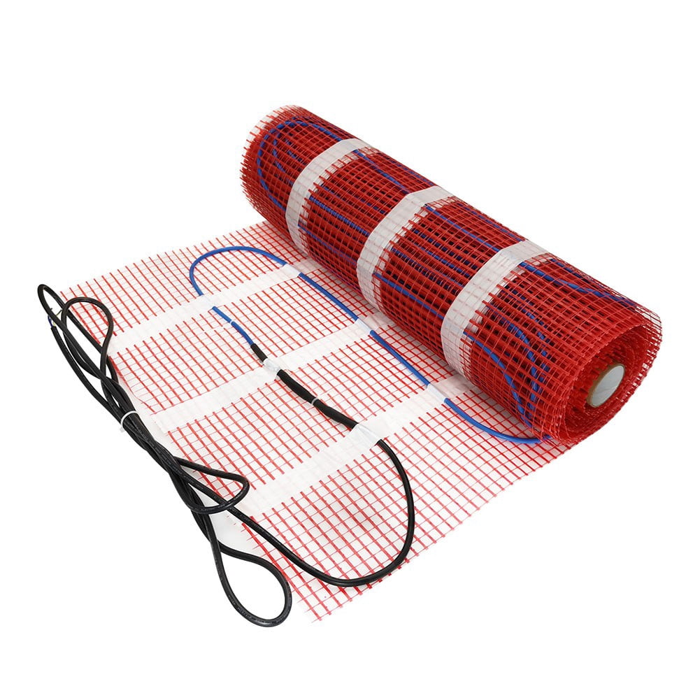 Electric Floor Heating Kit Pad Digital Thermostat 220V Radiant Warming ...