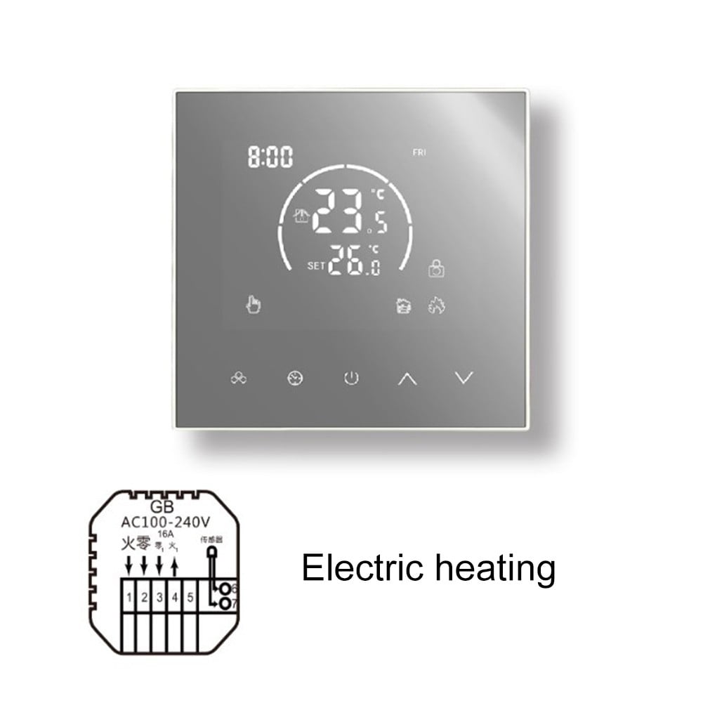 Electric Floor Heating Wall-Mounted Boiler Temperature Control Panel ...