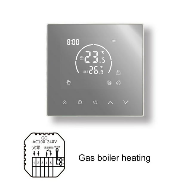 Electric Floor Heating Wall-Mounted Boiler Temperature Control Panel ...