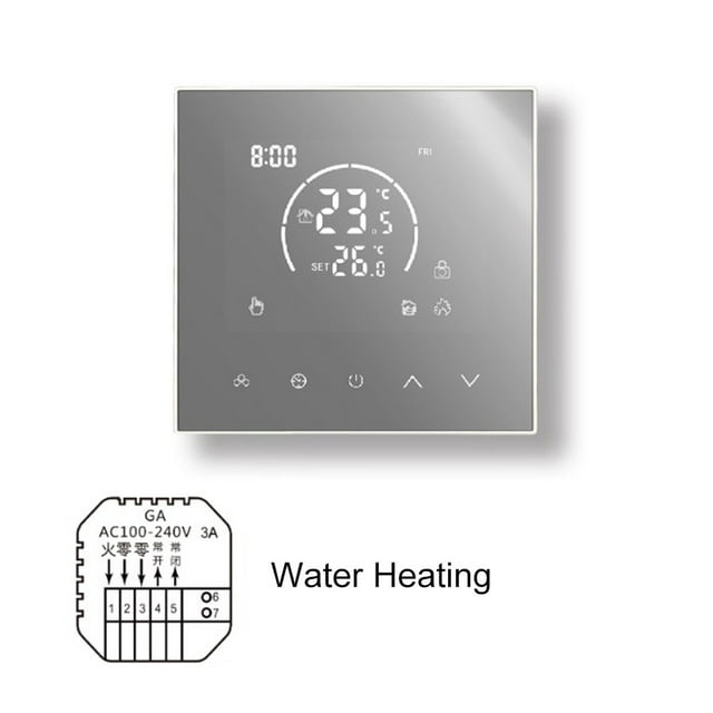 Electric Floor Heating Wall-Mounted Boiler Temperature Control Panel ...