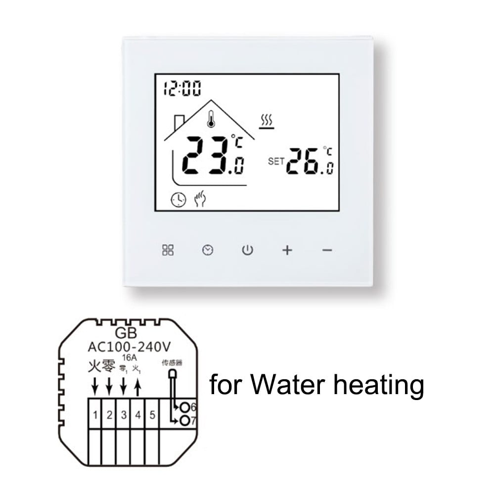 Electric Floor Heating Wall-Mounted Boiler Temperature Control Panel ...