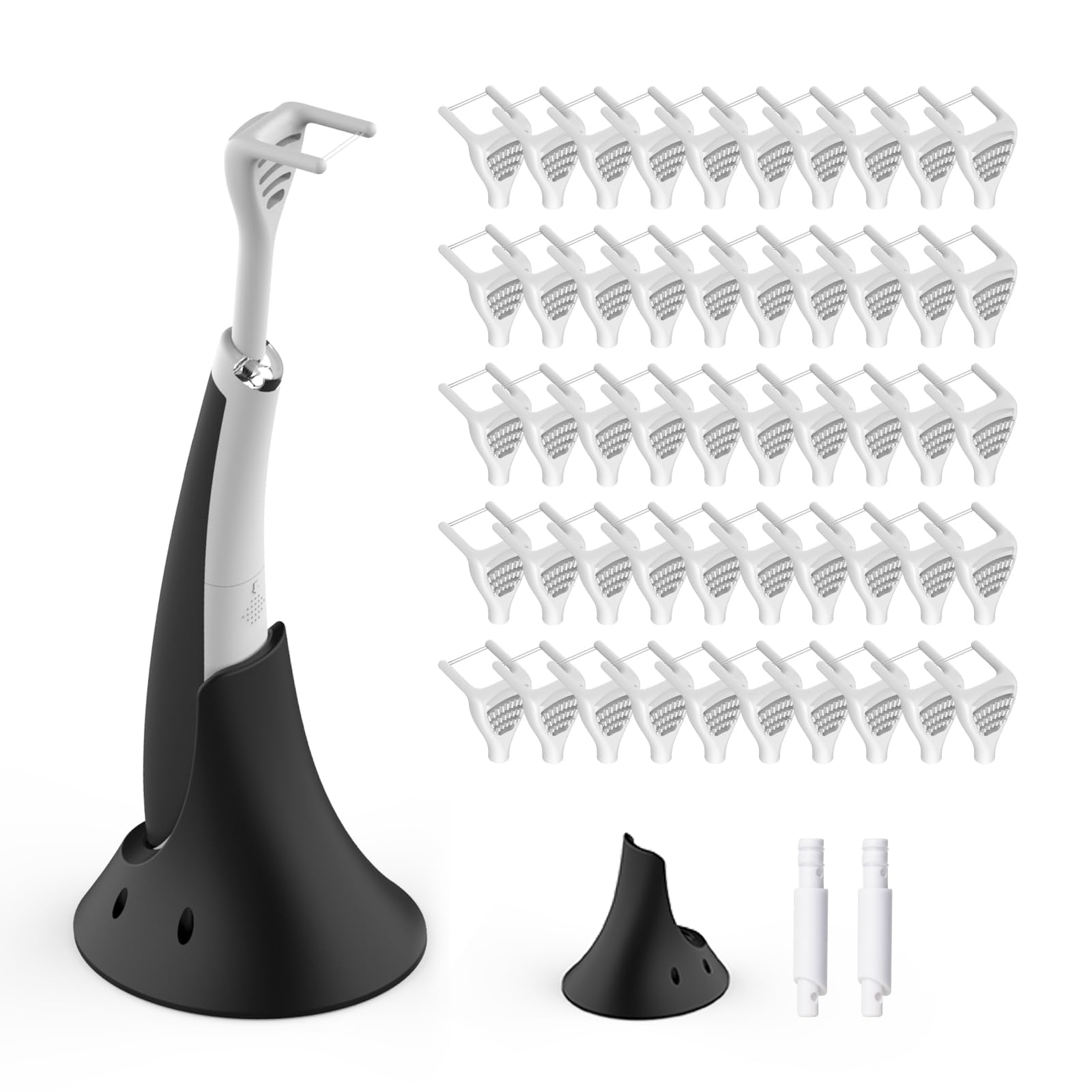Electric Flosser, Tongue Scraper&Cleaner, MSF2 Dual Flosser, Self ...