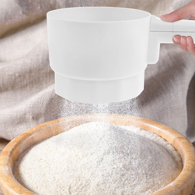 Electric Flour Sifter Battery Operated Flour Sieve Handheld Electric ...