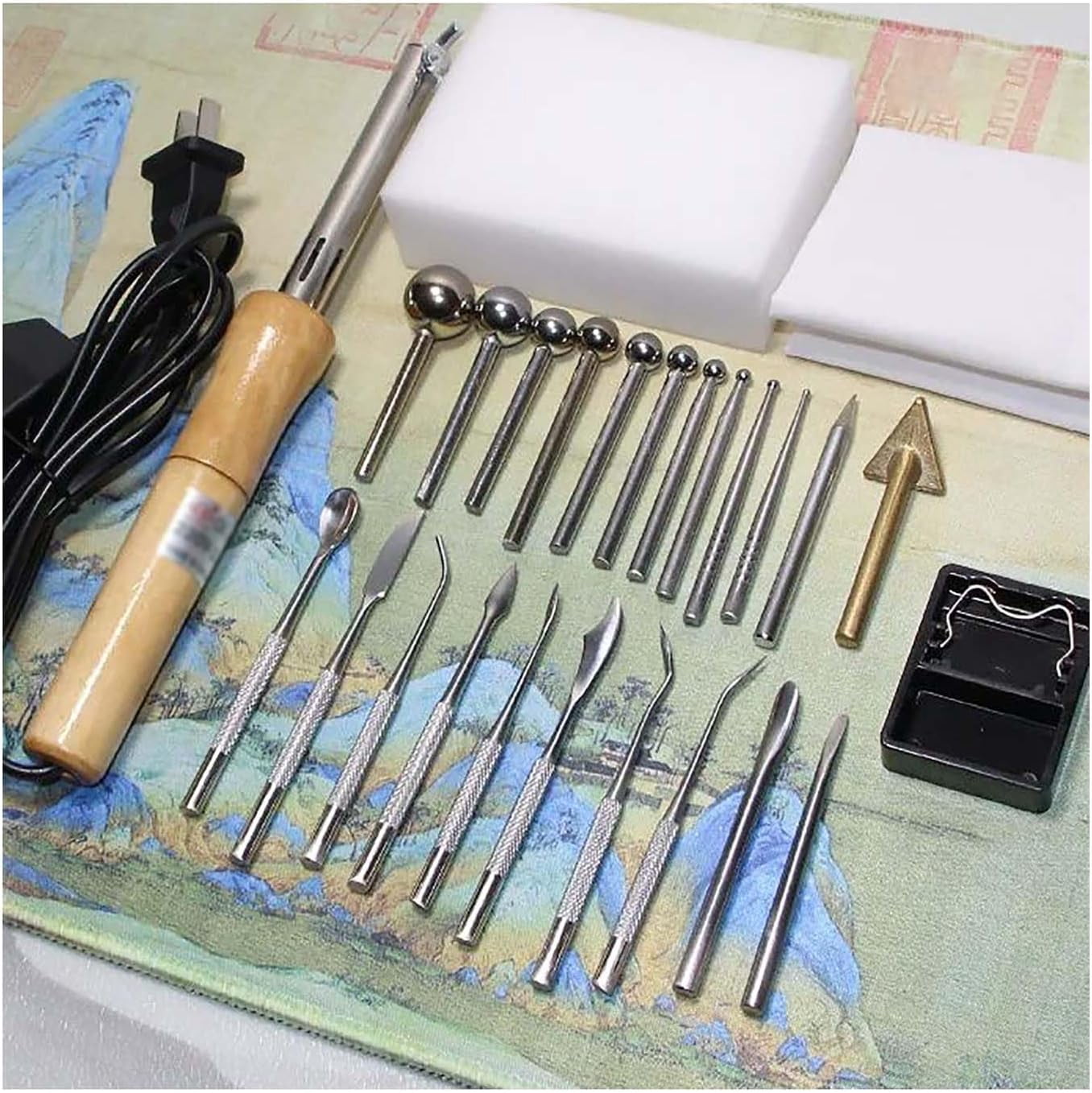 Electric Flower Pressing Tool, Flower Making Equipment, with Adjustable ...