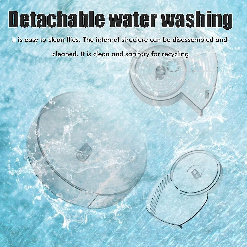 Electric Fly Catcher, Fully Automatic Fly Trap With Removable Tray For ...