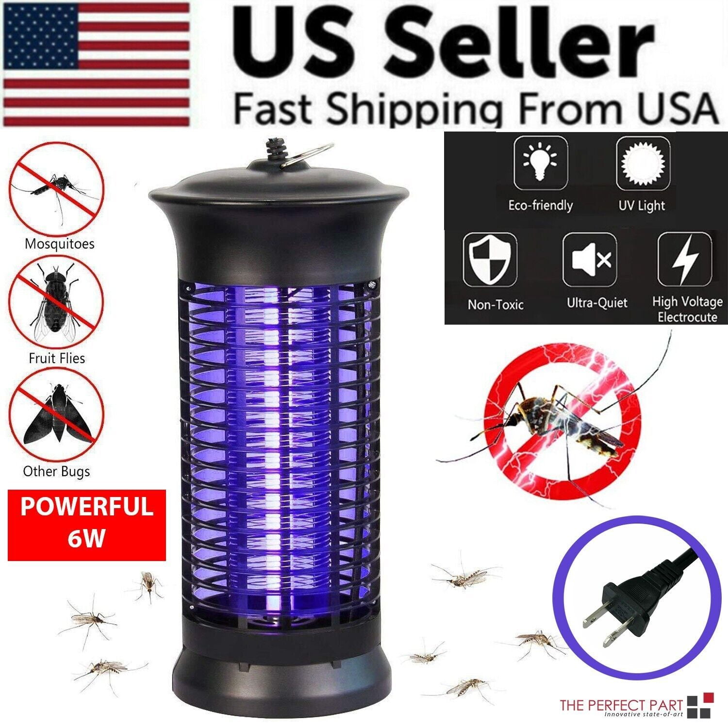 Electric 4,000V Insect Killer Bug Zapper - Walmart.com