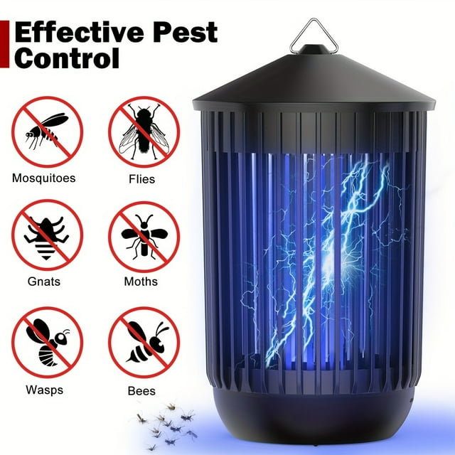 Electric Fly Gnat Killer Lamp Pests Fly Insect Trap Mosquito Bug Zapper ...