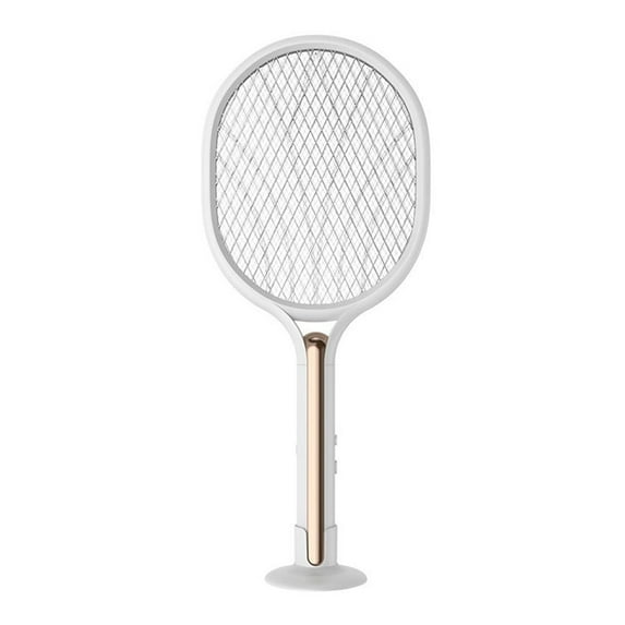 Electric Fly Swatter 2500V Rechargeable Bug Zapper Racket Dual Modes ...