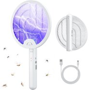 (2 Pack) Handheld Electric Bug Zapper Battery Powered Racket Assorted ...
