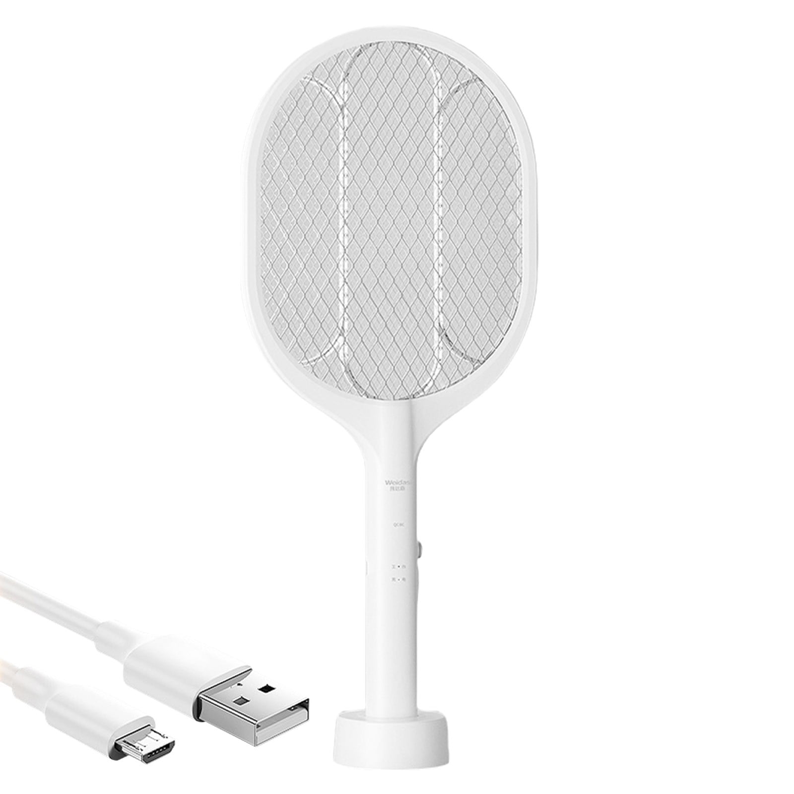 Electric Fly Swatter 4000V Bug Zapper Racket 2 in 1 Fly Swatter with ...