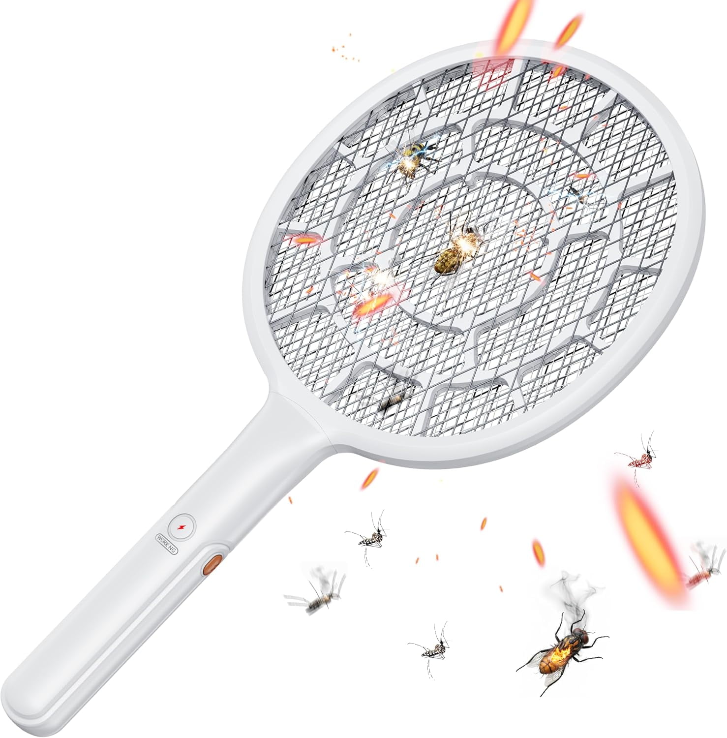 Electric Fly Swatter, Bug Zapper, Mosquito Zapper Racket | Gold Zone ...