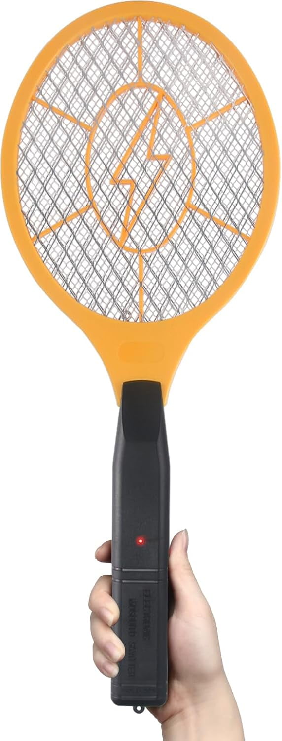 Electric Fly Swatter Handheld Bug Zapper - Indoor Outdoor Zapping ...