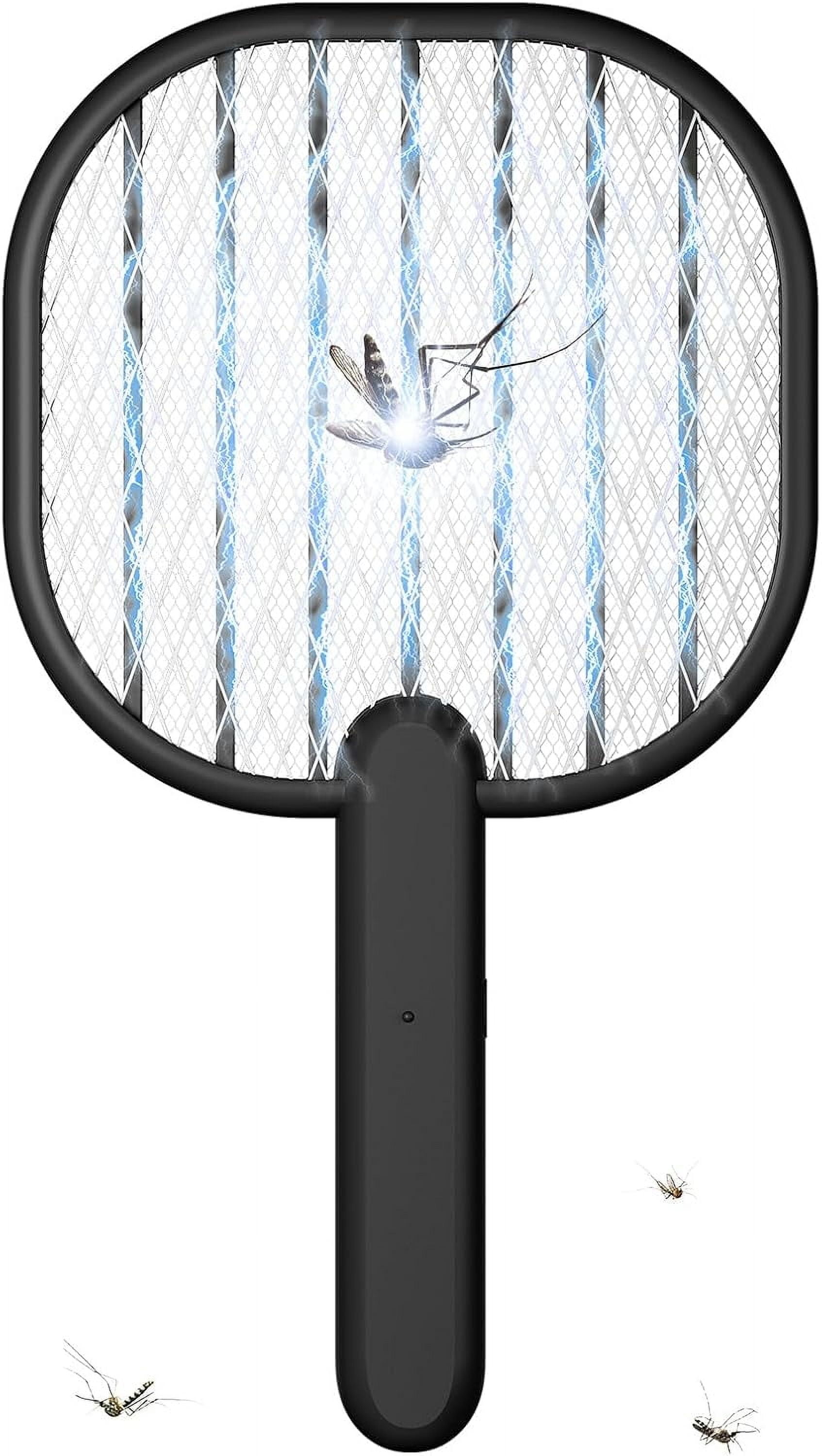 Electric Fly Swatter Mosquito Zapper: Bug Zapper Racket with 3500V ...