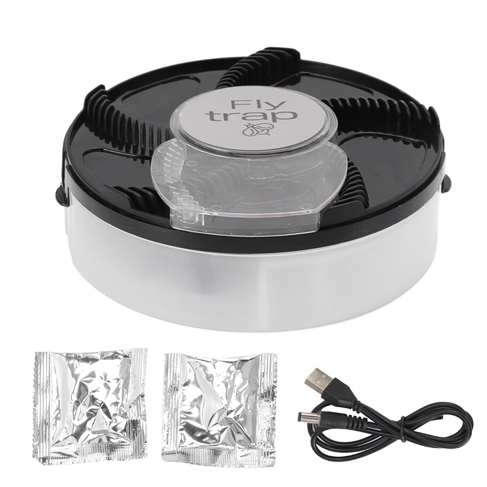 Electric Fly Trap Indoor Home Fly Catcher Automatic Rotating Mosquito ...