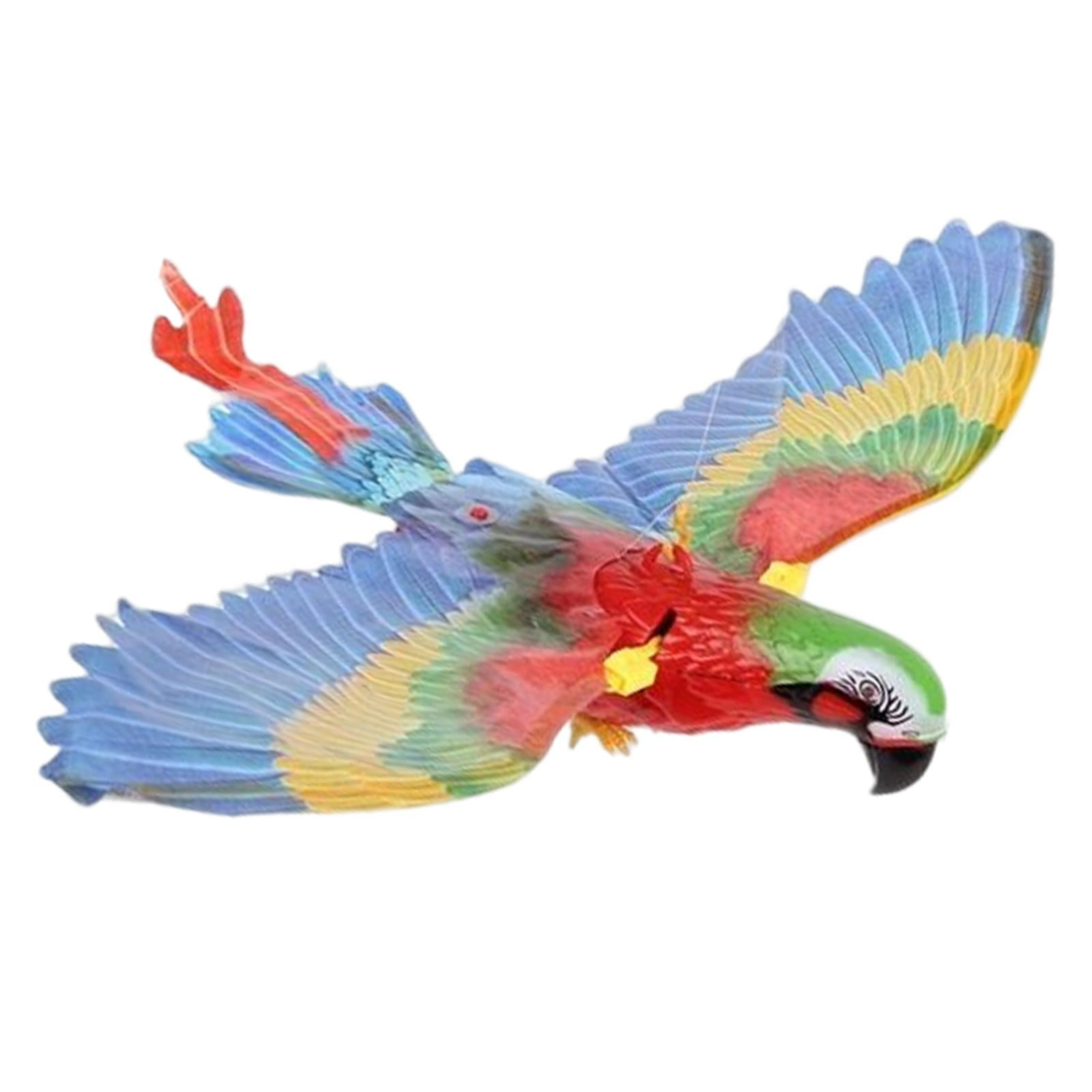 Electric Flying Bird Toy with Hanging Wire Automatic for Ceiling Parrot ...