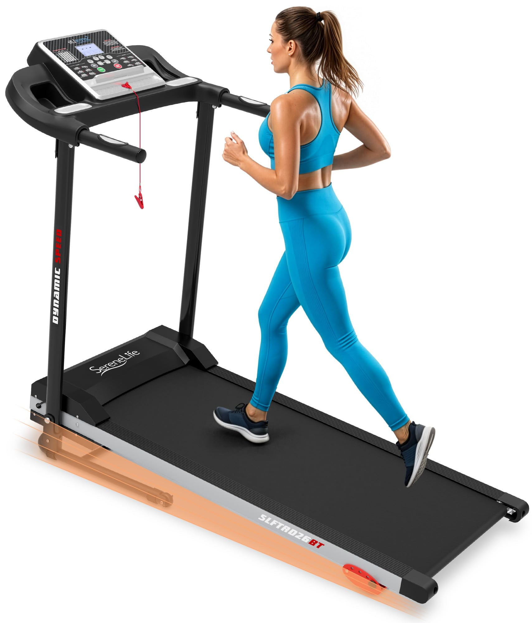 Electric Folding Treadmill Exercise Machine - Smart Compact Digital ...