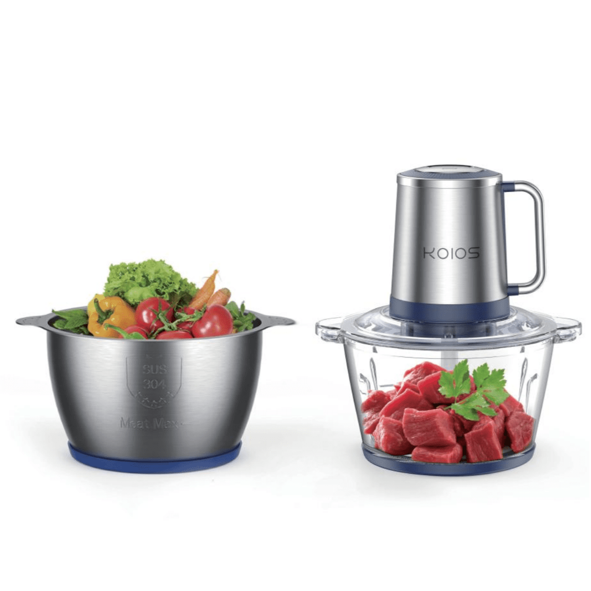 Electric Food Chopper,Meat Grinder,Glass Processor,Mincing,Puree,Meat ...