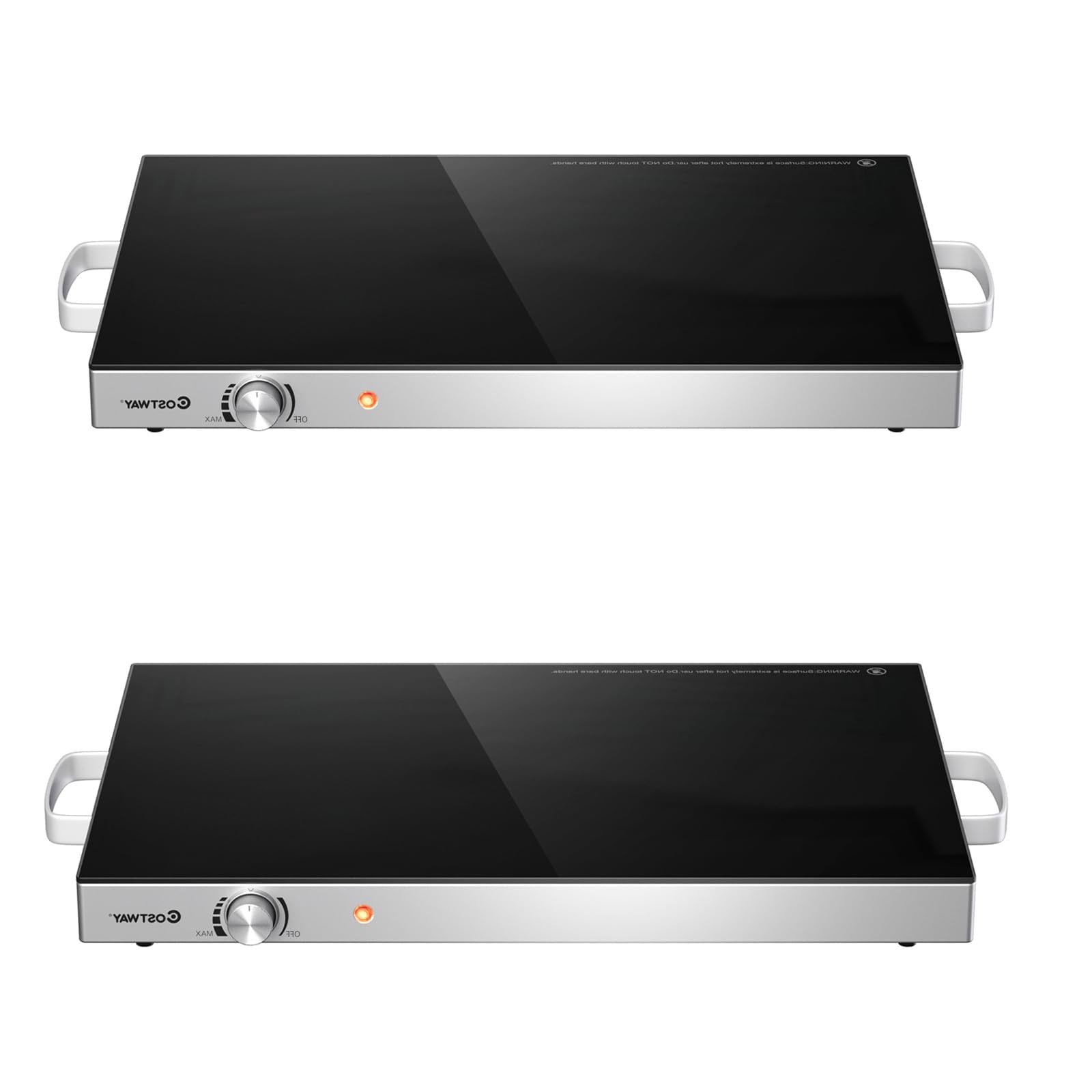 Electric Food Warmer Tray 25x15 Inches, Adjustable Temperature Hot ...