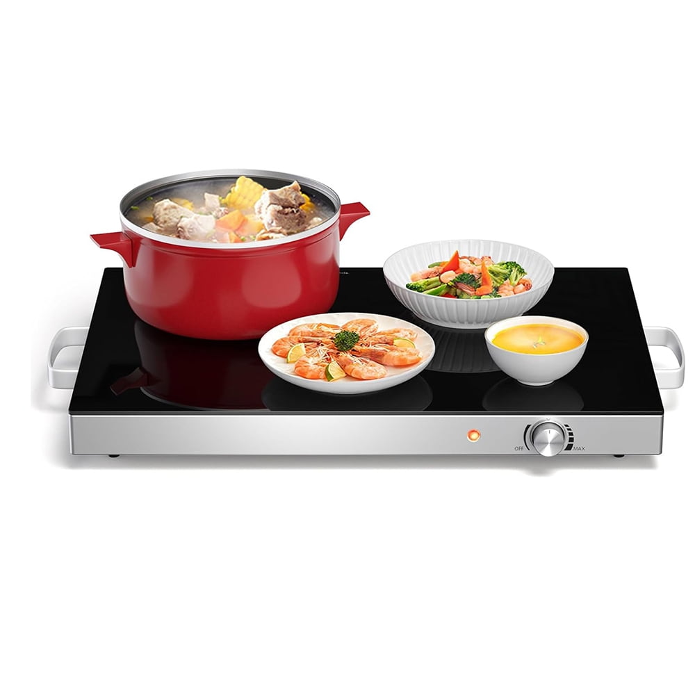 Electric Food Warming Tray, 25" x 15" Food Warmer for Parties ...