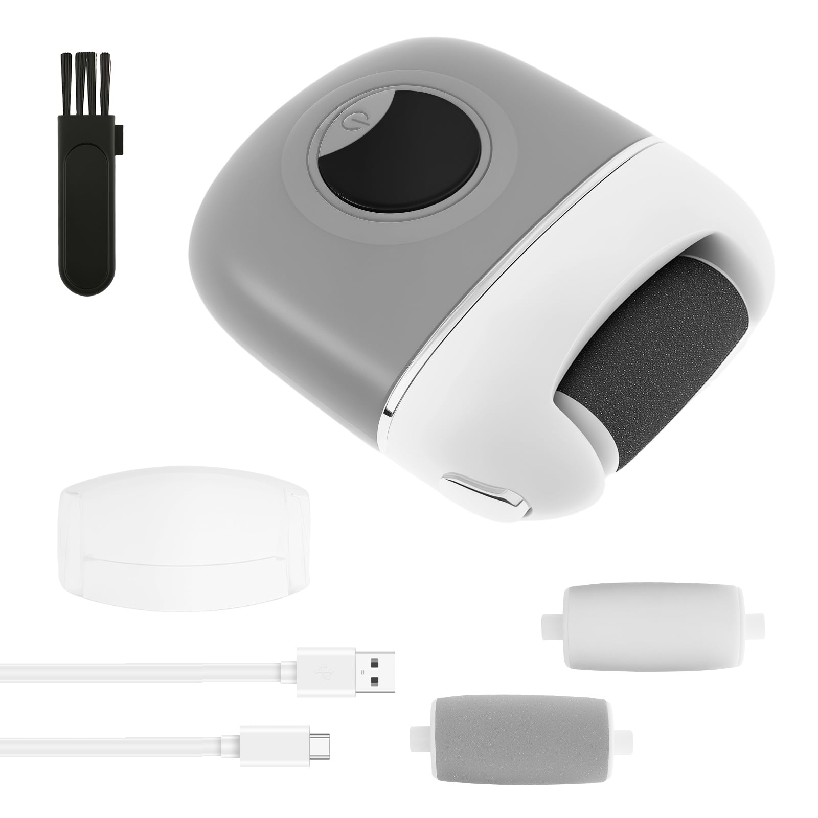 Electric Foot Callus Grinder with LCD Display Foot File, USB ...