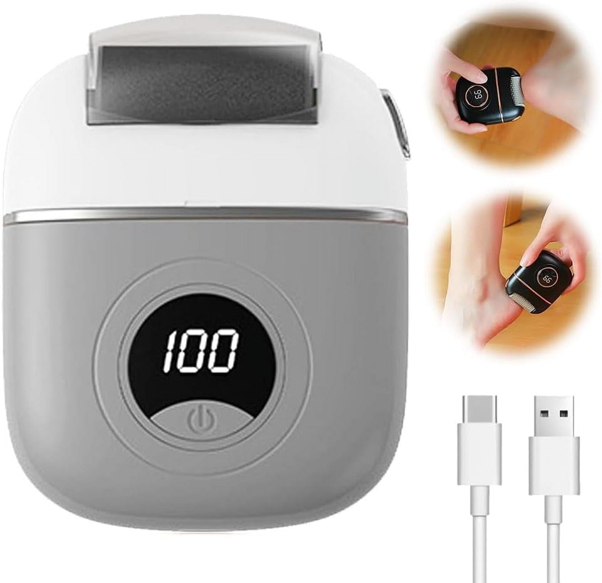 Electric Foot Callus Remover, 2025 New Portable Rechargeable Foot ...