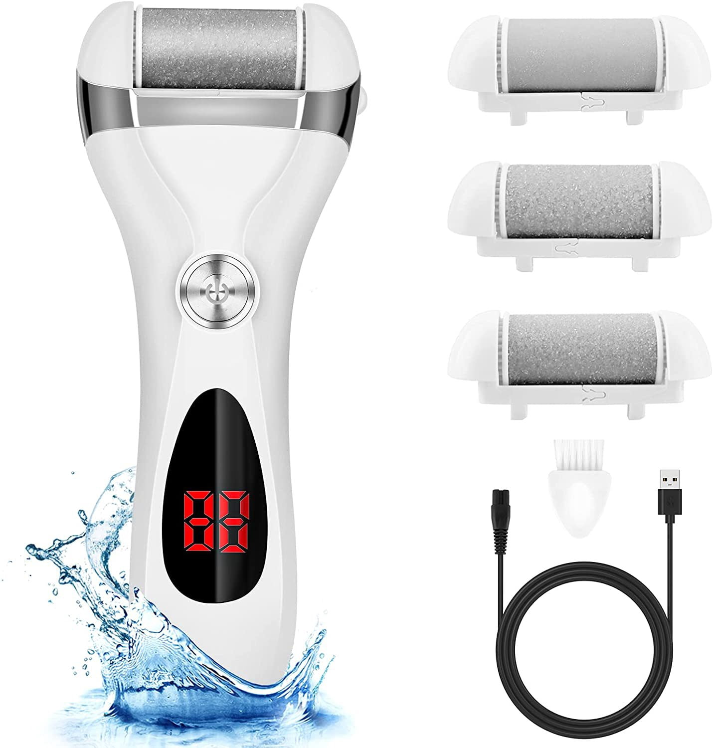 Electric Foot Callus Remover Kit, Professional Pedicure Tools Kit Feet ...