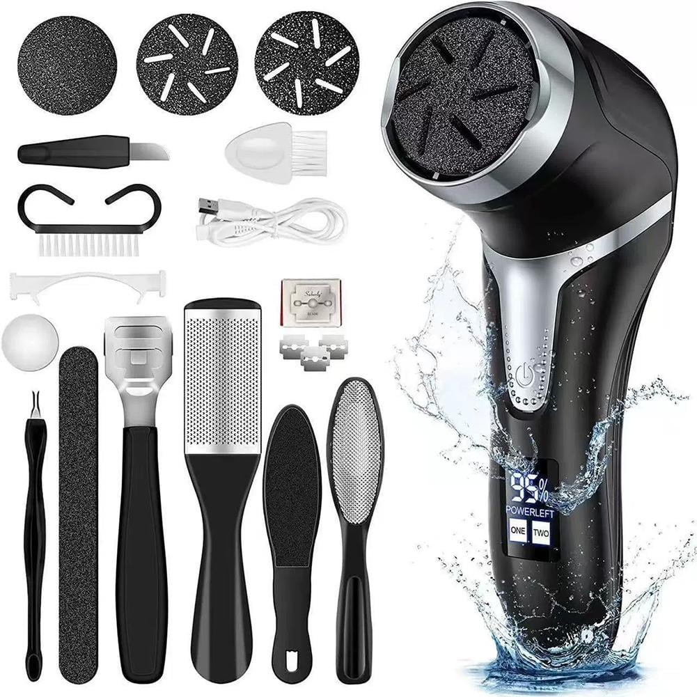 Electric Foot File Callus Remover, Professional Pedicure Kit for Dead ...