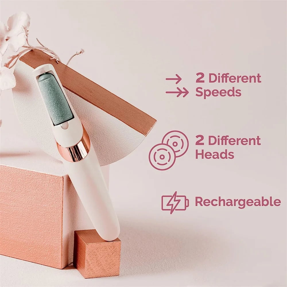 Electric Foot File Grinder Set Dead Skin Dry Callus Remover ...