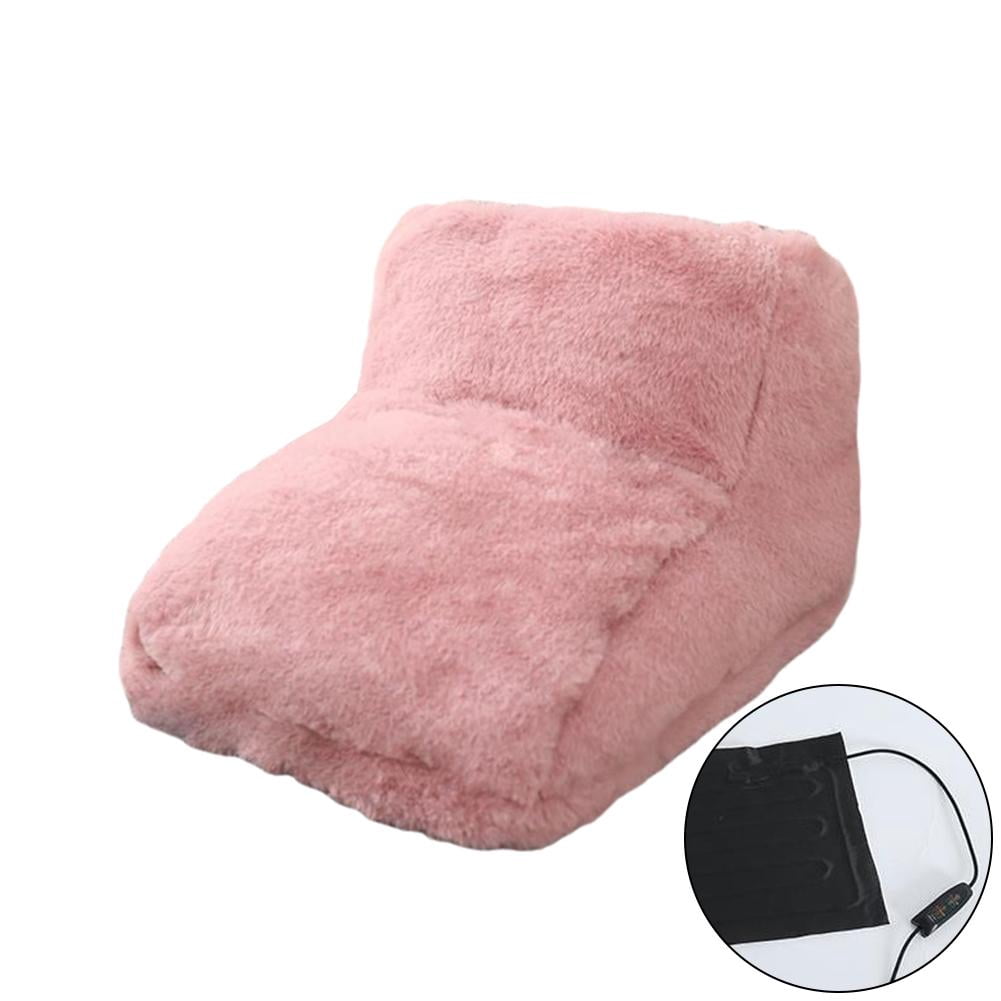 ☮Electric Foot Warmer 3-Level Heating Slippers Feet Timer with Warmer ...