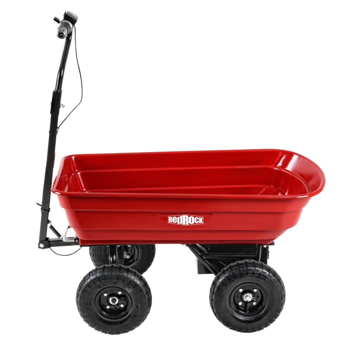 Electric Four-Wheel Cart, Practical Garden Dolly with Quick-Release ...
