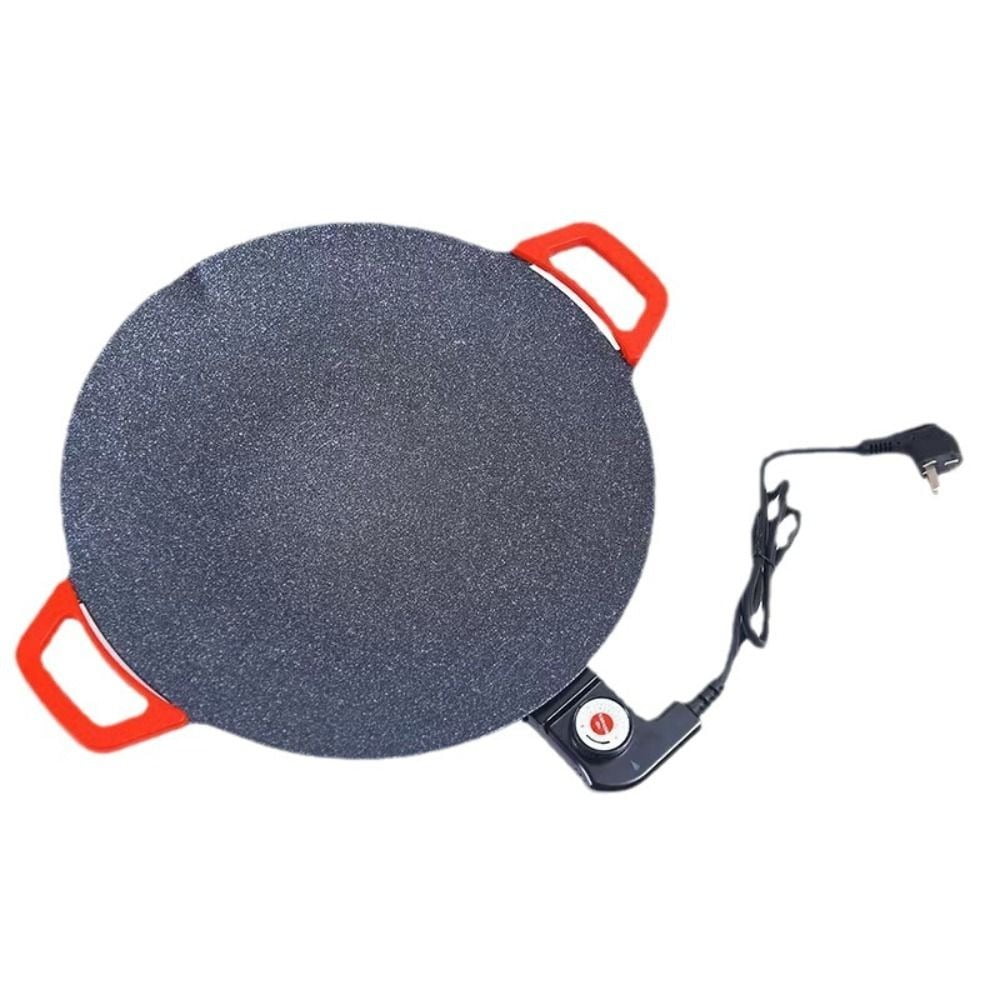 Electric Frying Pan BBQ Grill Baking Tray Smokeless Nonstick Food ...