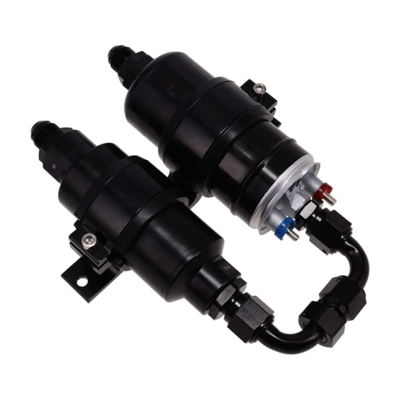 Electric Fuel Pump and Filter Kit - 100 Microns - Black - Walmart.com