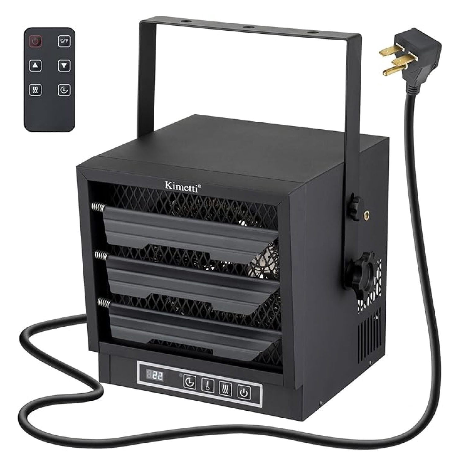 Electric Garage Heater 4800-Watt, 240V Plug In Shop Heater with Full ...