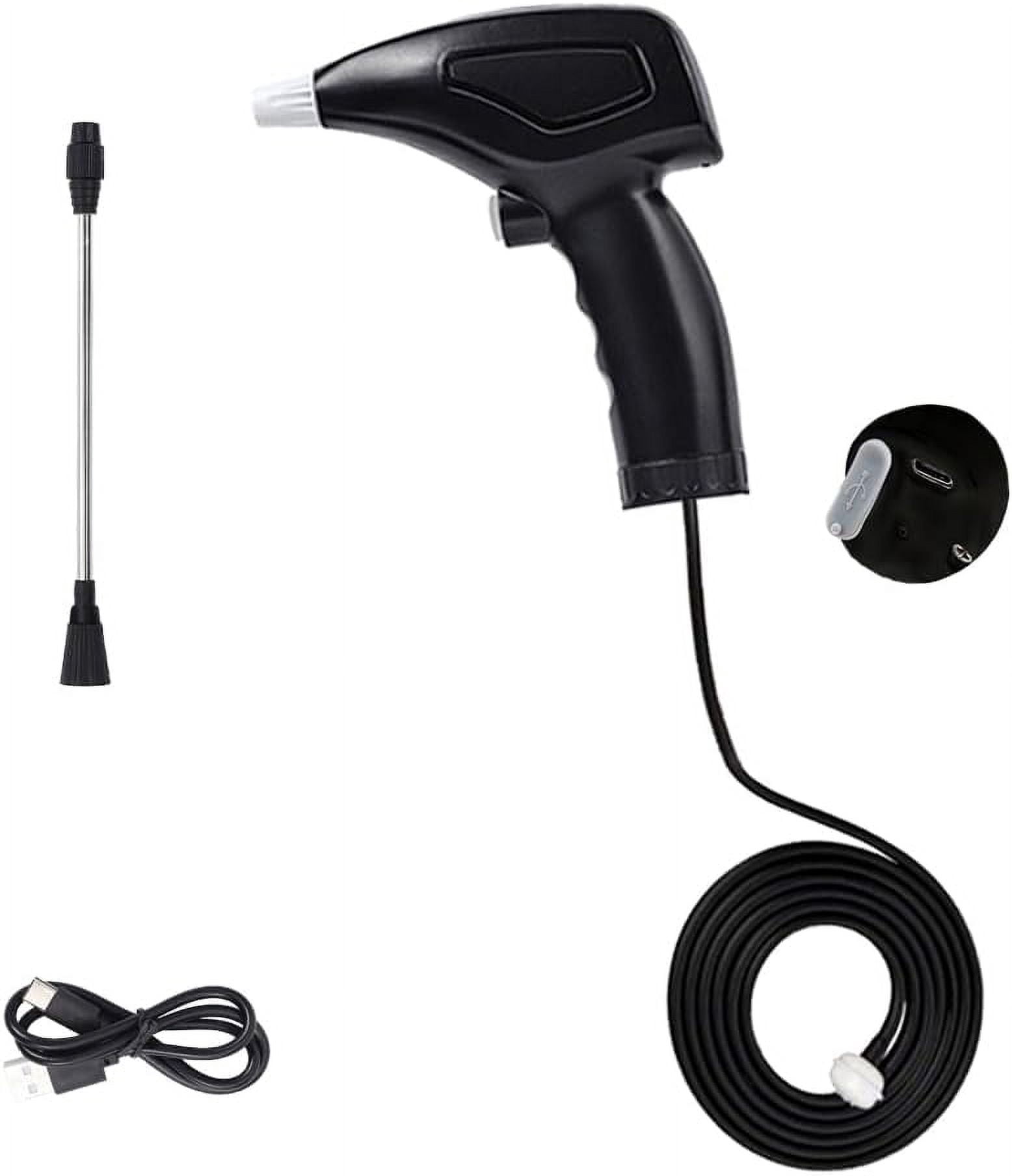 Electric Garden Spray with 6.6 FT Hose, Battery Powered Automatic ...