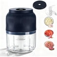Electric Garlic Chopper, Electric Food Chopper 350ML Cordless Mini Food ...