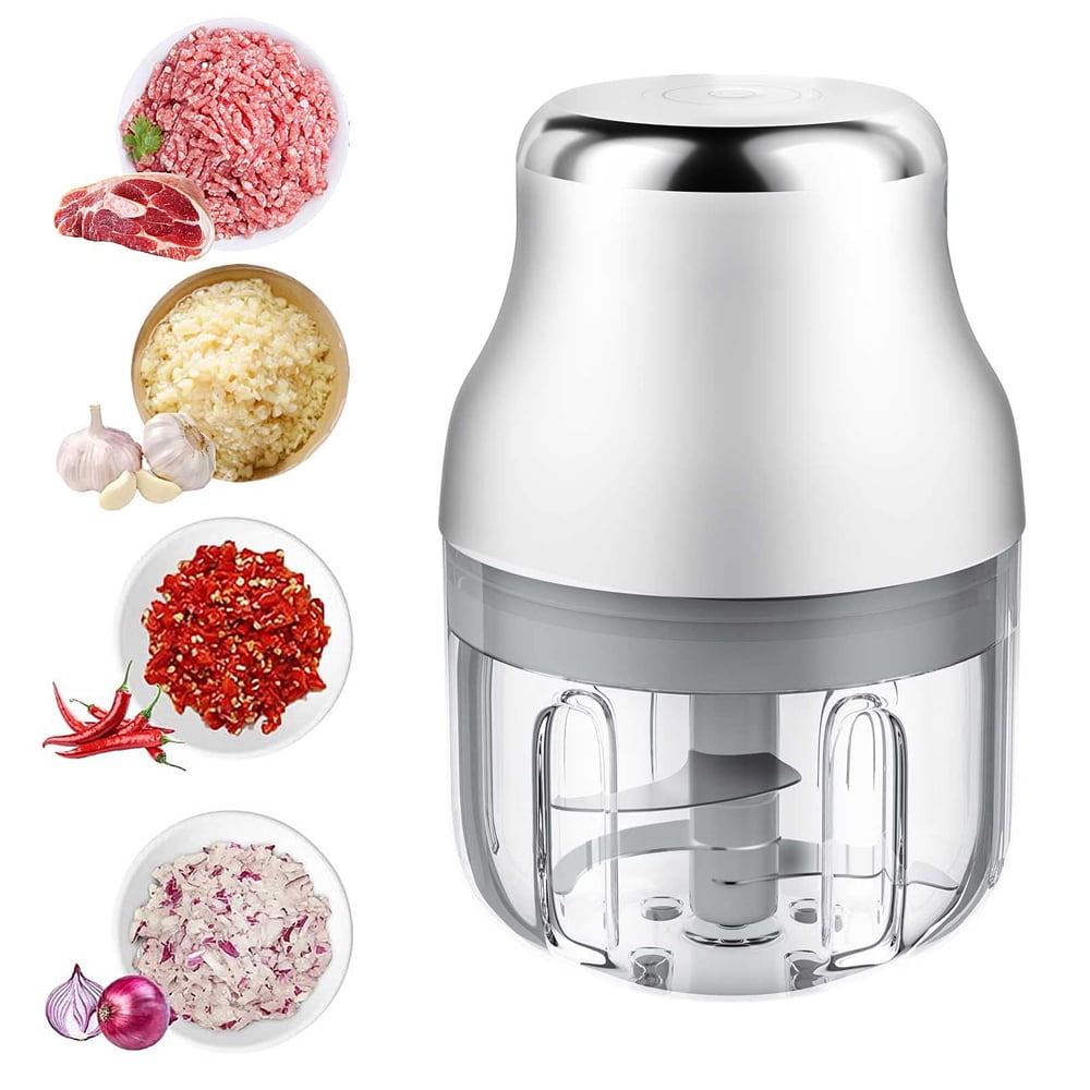 Electric Garlic Chopper Meat Grinder Mini Vegetable Chopper Garlic ...