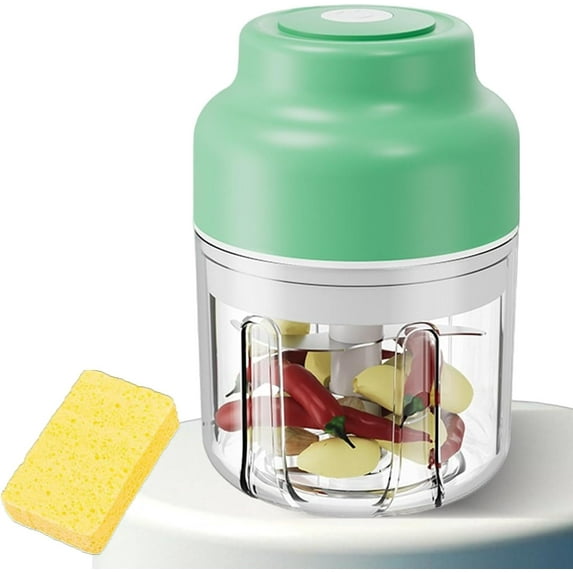 Electric Garlic Chopper, Mini Portable Veggie Cutter, 250/320ML ...