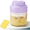 Electric Garlic Chopper, Mini Portable Veggie Cutter, 250/320ML ...